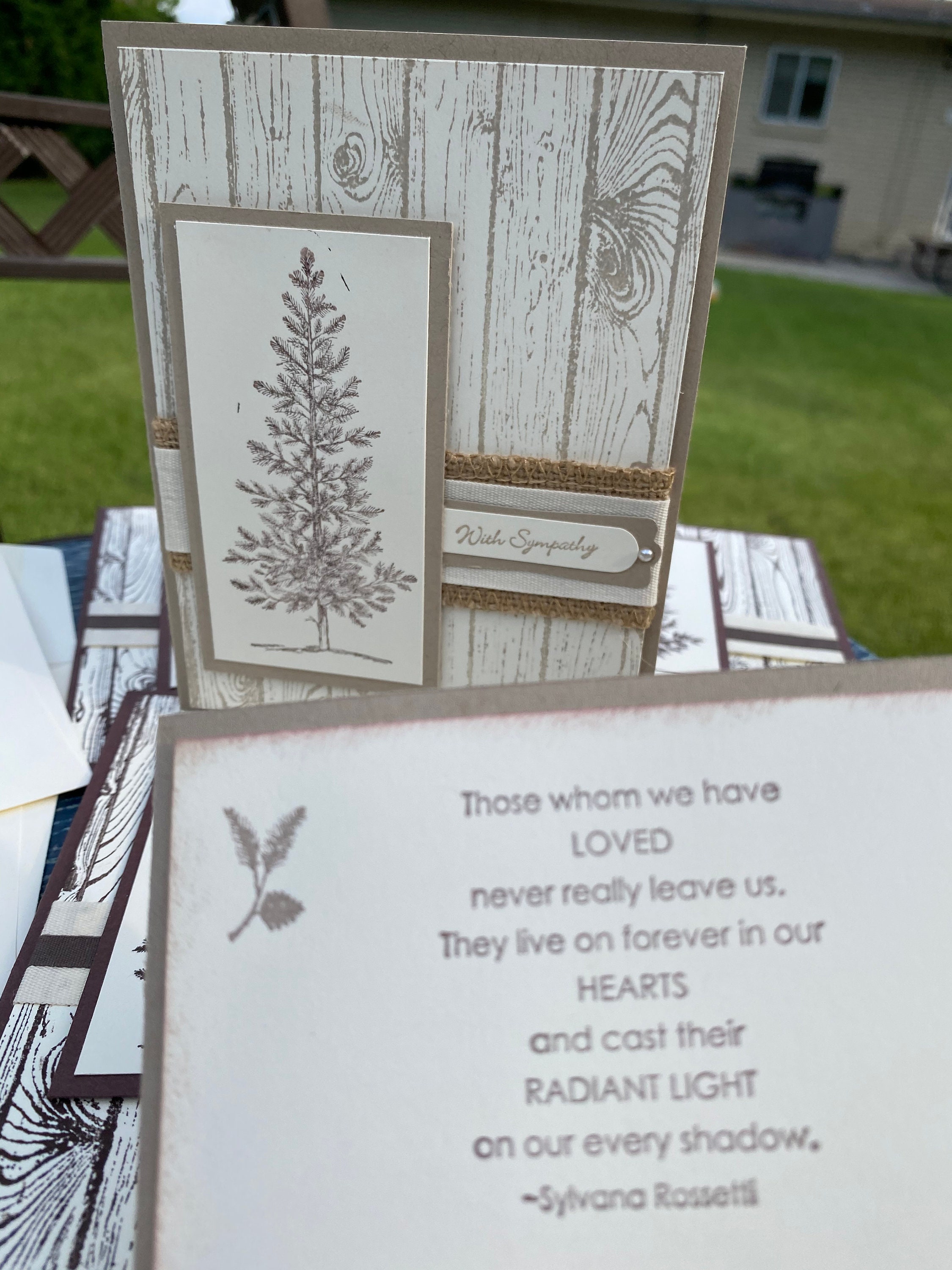 Happy Birthday Tree and Wood Plank Natural Looking Birthday Card ...