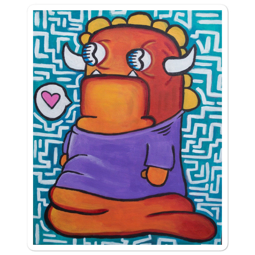 MERP MONSTER STICKER - Etsy