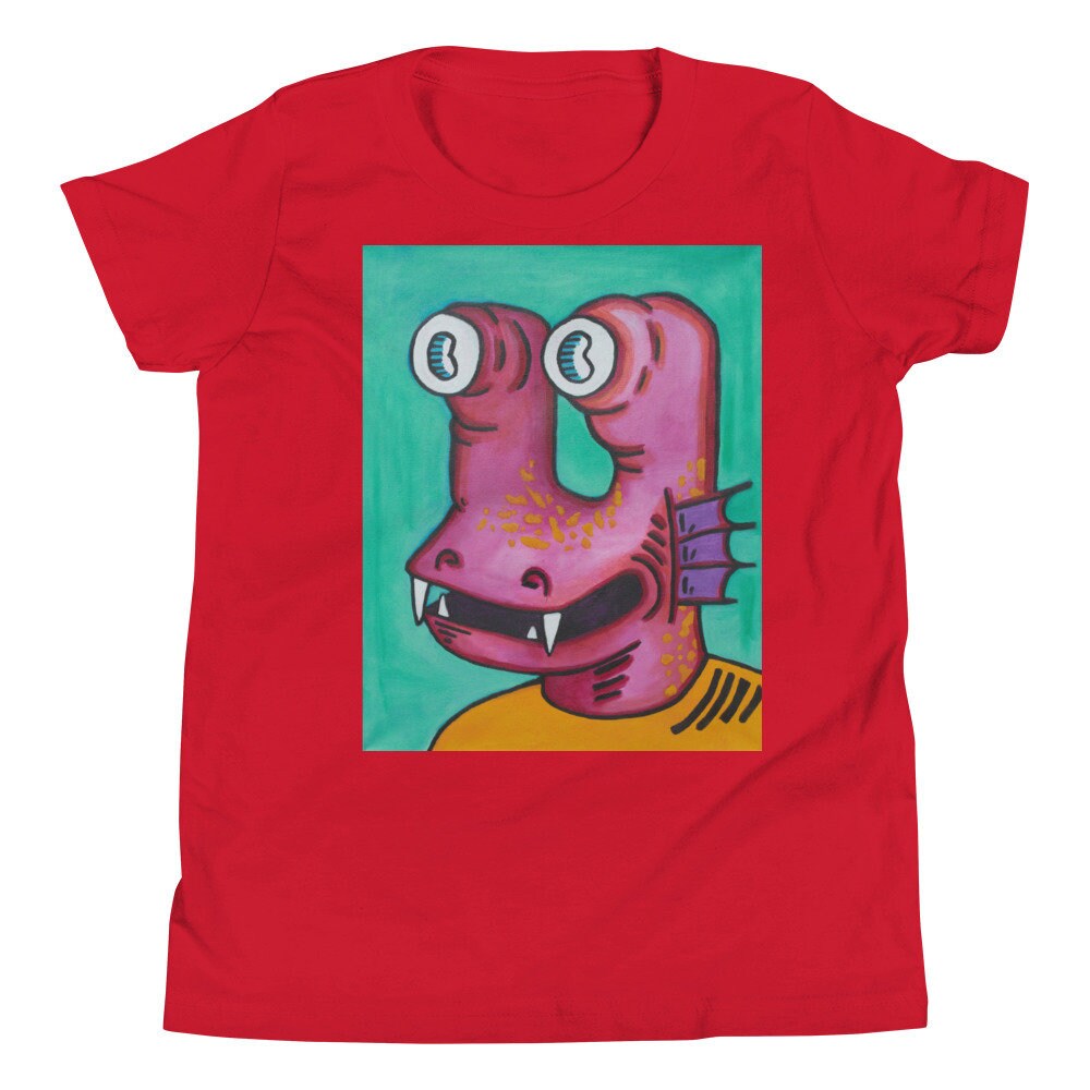 MONSTER FINN Youth Tshirt - Etsy