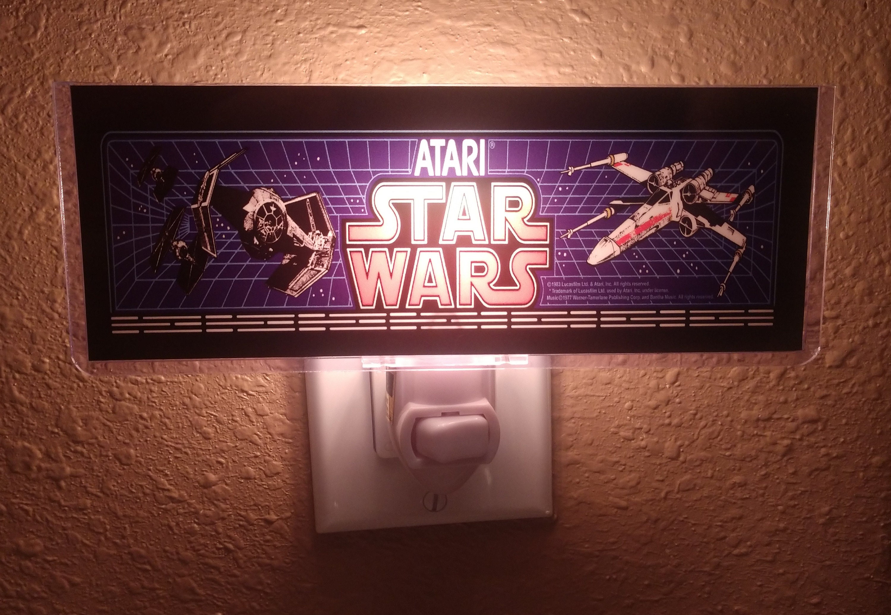 Star Wars Arcade Marquee 2.5 X 6.5 Night Light - Etsy