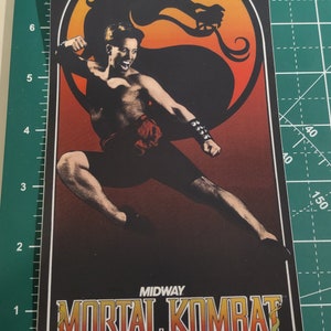 Mortal Kombat Arcade Side Art Custom Mirror Matte Sticker - Etsy