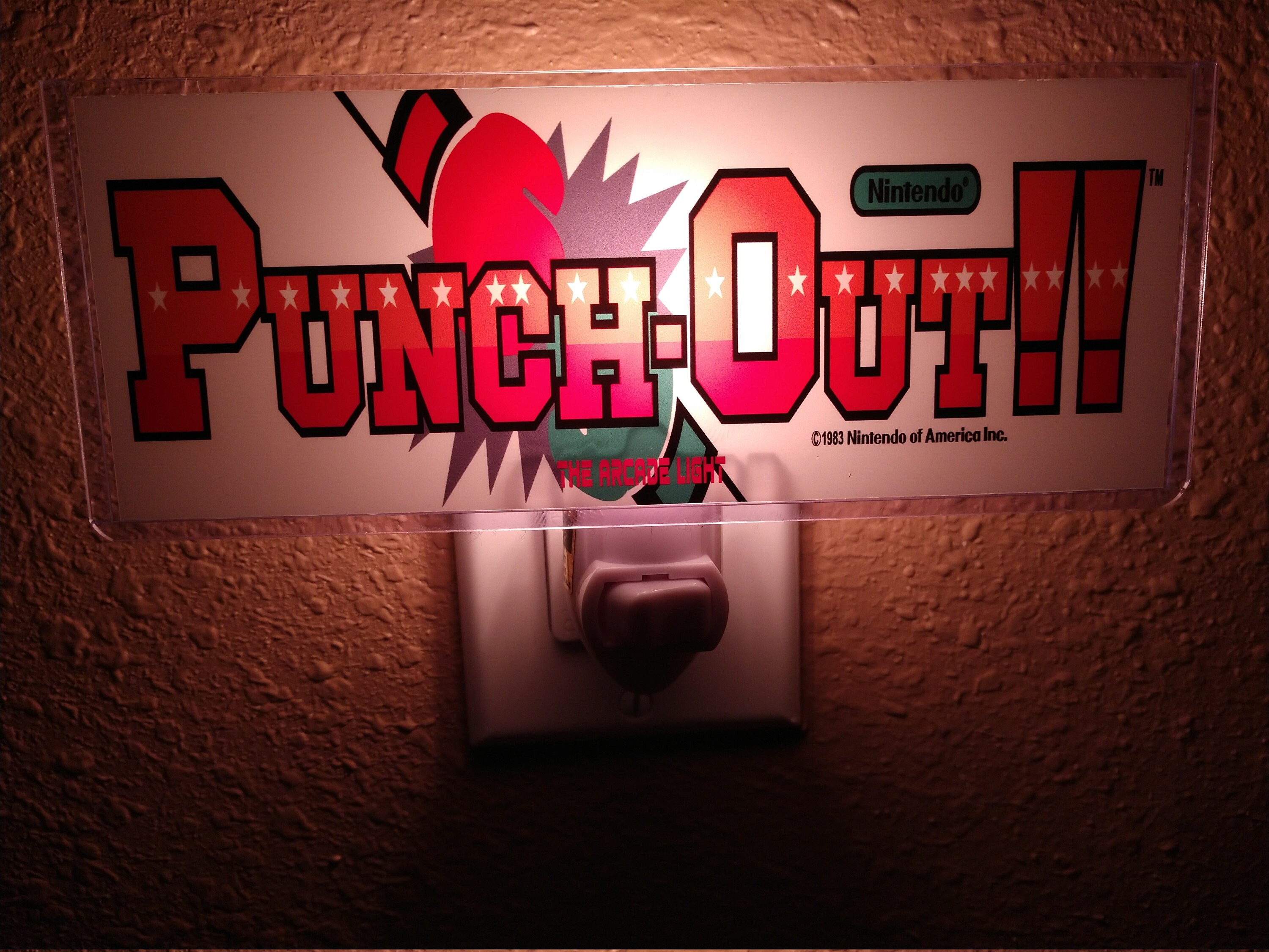 Punch-out!! Arcade Marquee Night Light 2.5" X 6.5" - Etsy