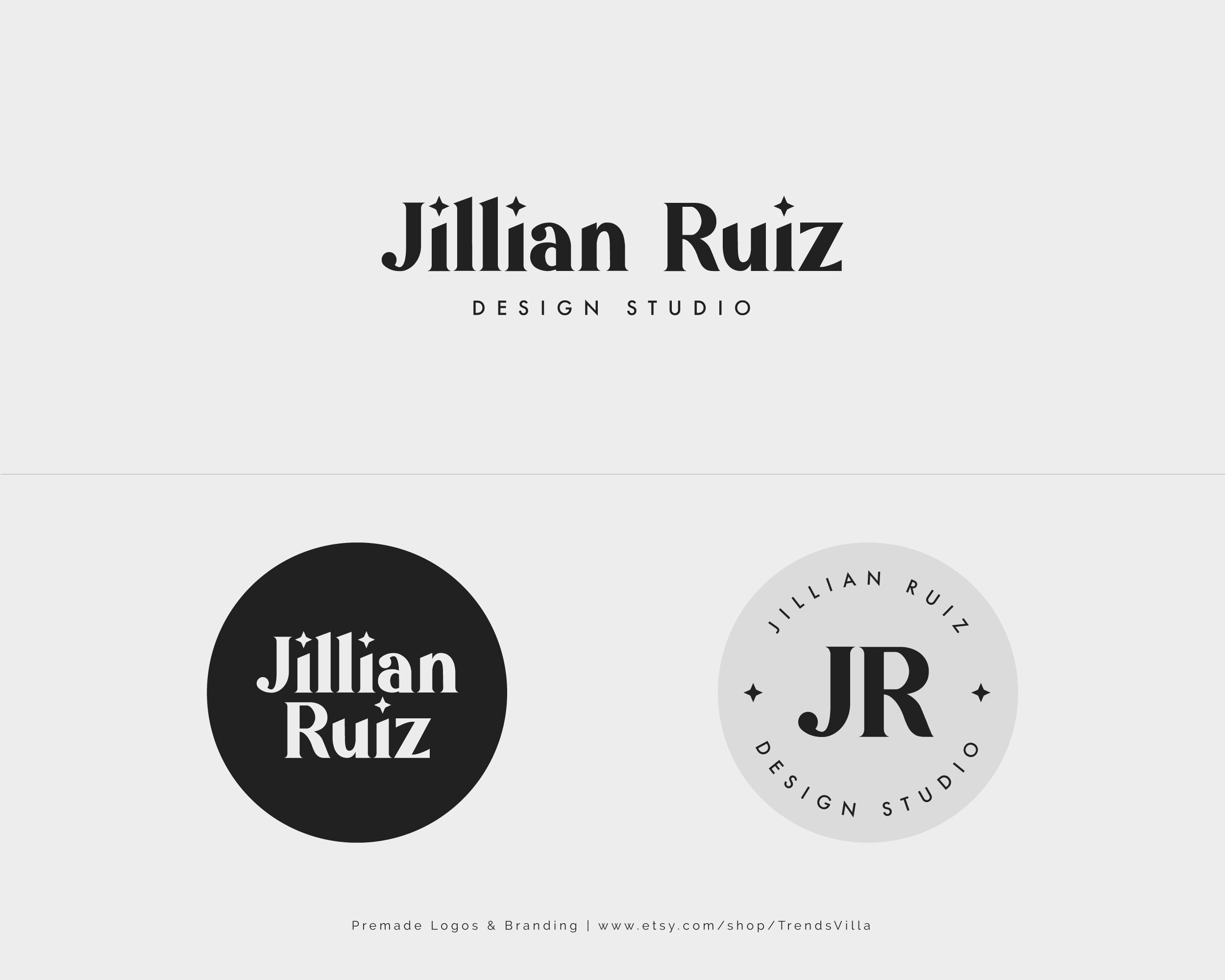Premade Logo Design, Simple Logo, Text Logo, Watermark Logo, Modern ...