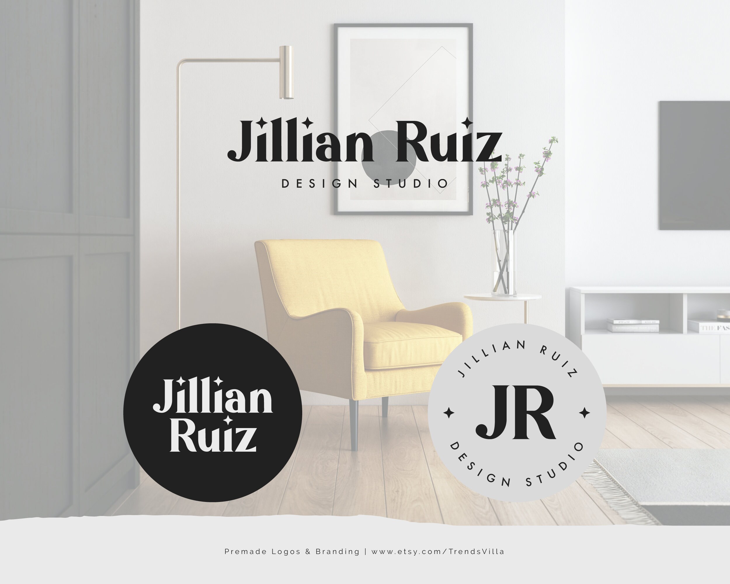 Premade Logo Design, Simple Logo, Text Logo, Watermark Logo, Modern ...