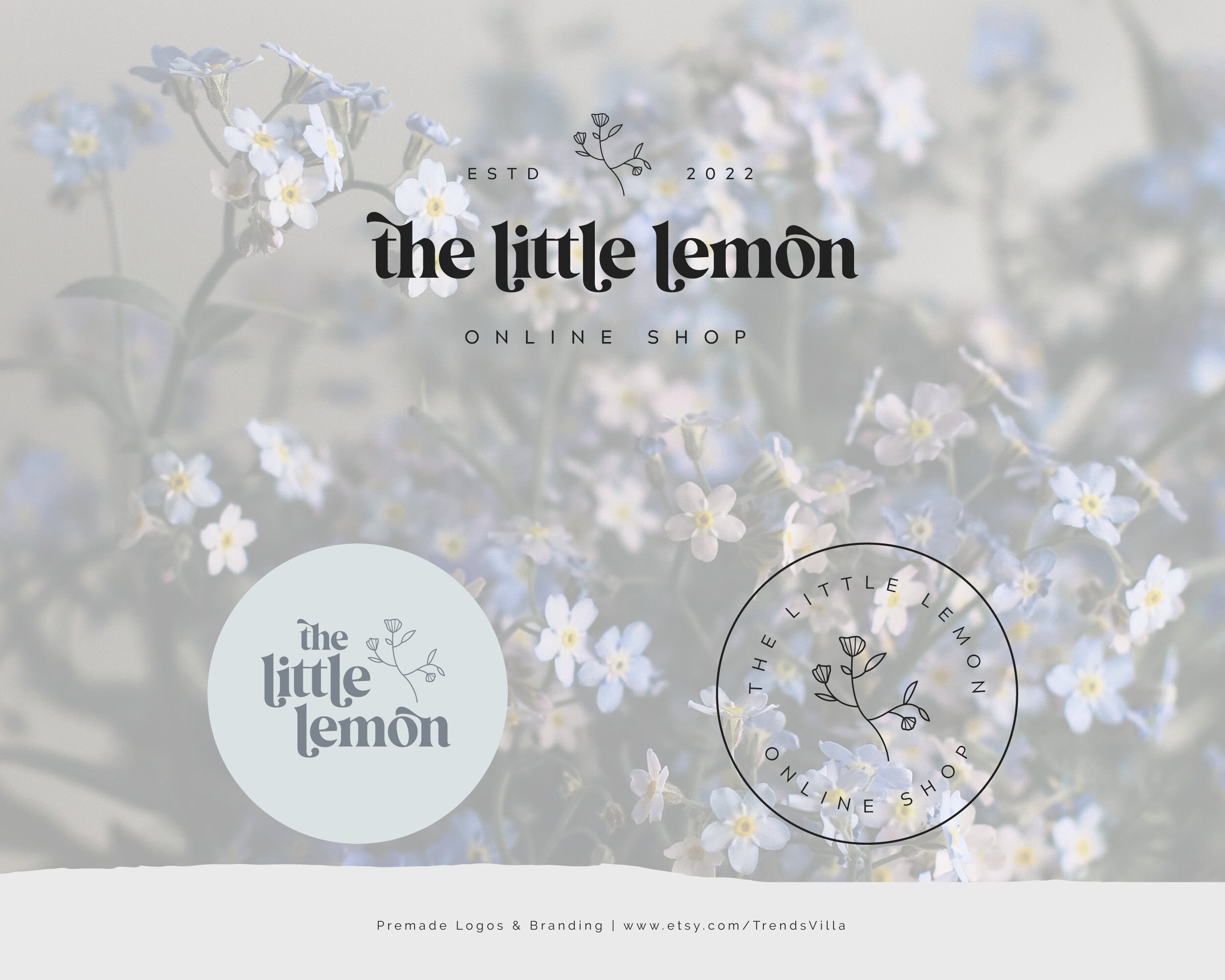 Premade Logo Design, Simple Logo, Text Logo, Logo Branding, Minimalist ...
