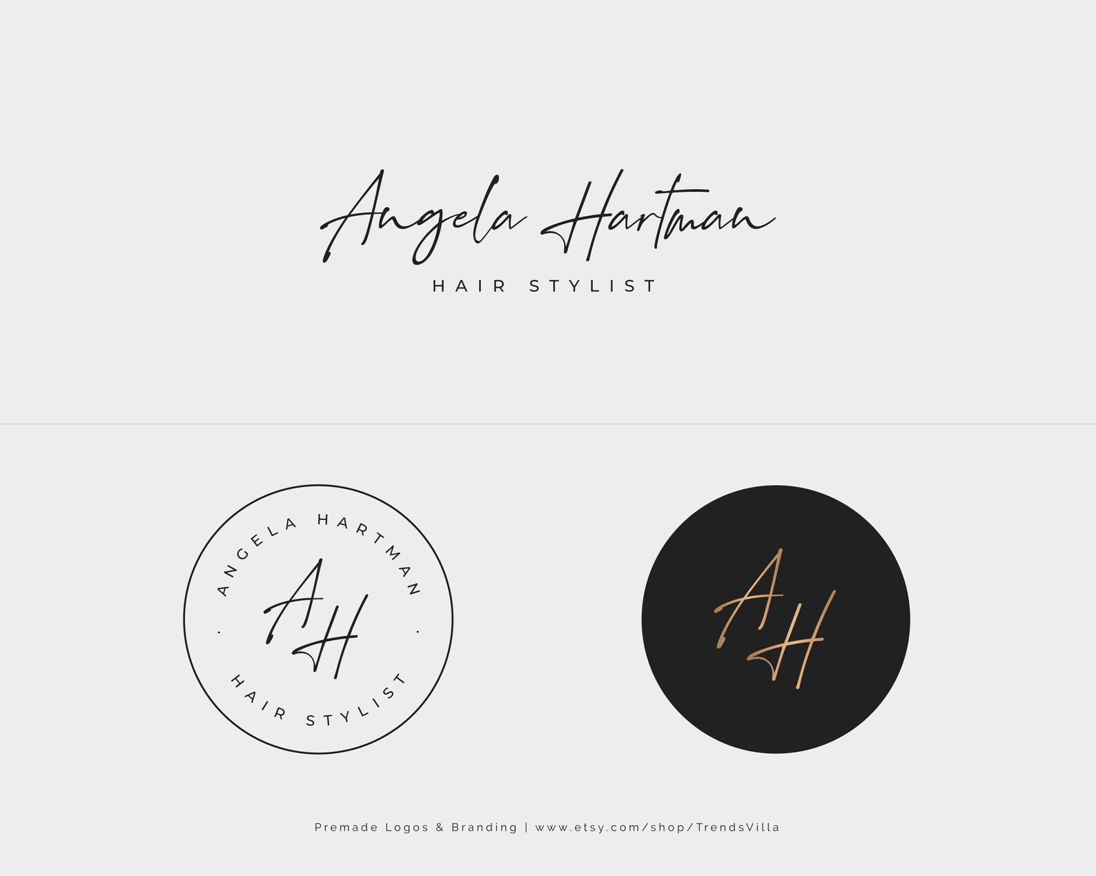 Hair Stylist Logo Beauty Logo Text Logo Makeup Logo Design - Etsy