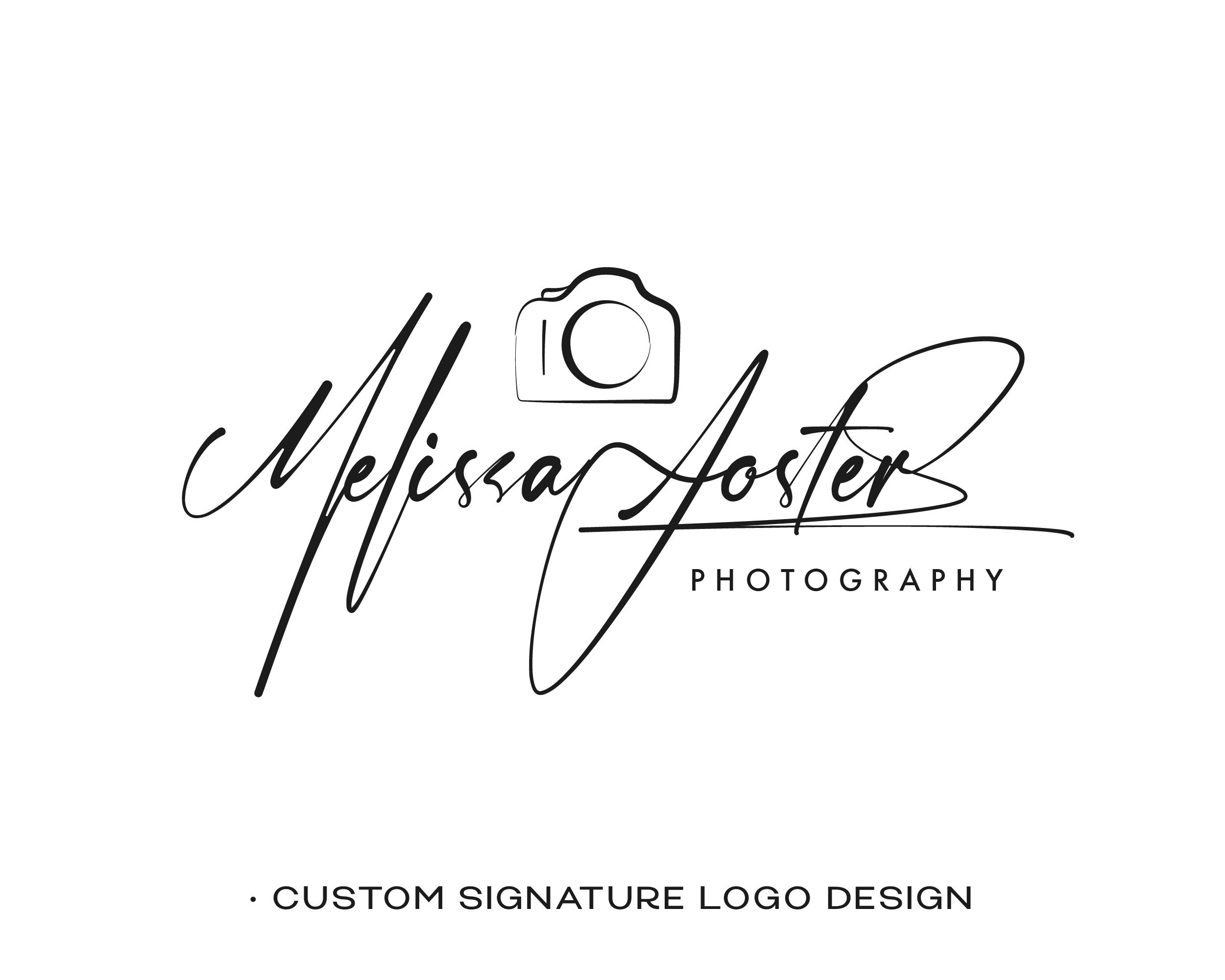 Custom Logo Design for Your Business, Photography Watermark, Signature ...