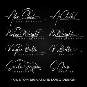 Custom Name Signature Design, Personalized Handwritten Style Signature ...