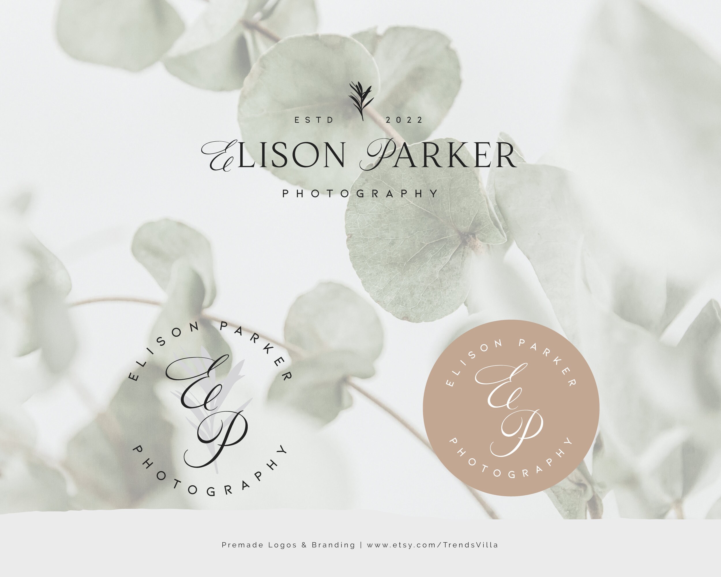 Photography Logo Premade Watermark Logo Minimalist Logo - Etsy