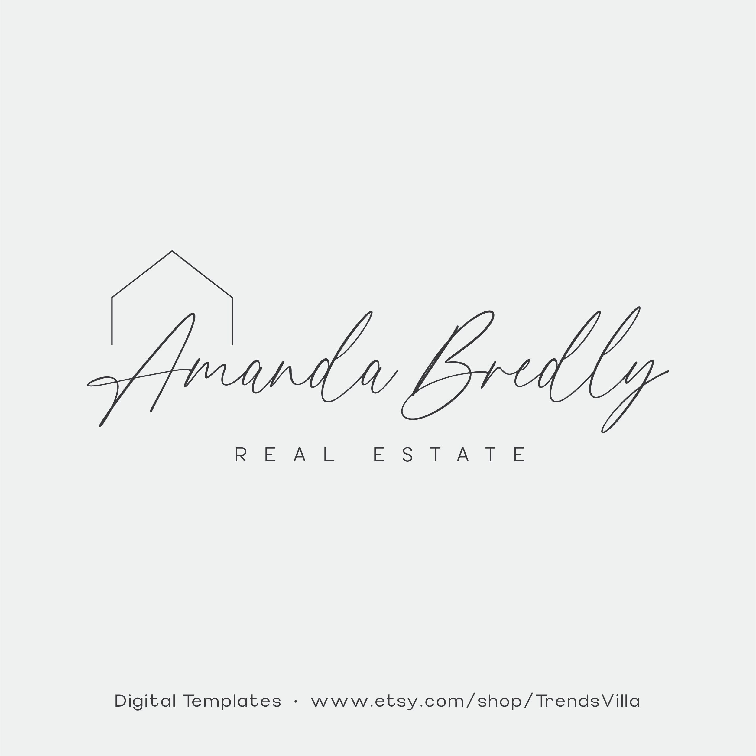 Real Estate Logo Templates, Editable Logo, DIY Real Estate Logo ...