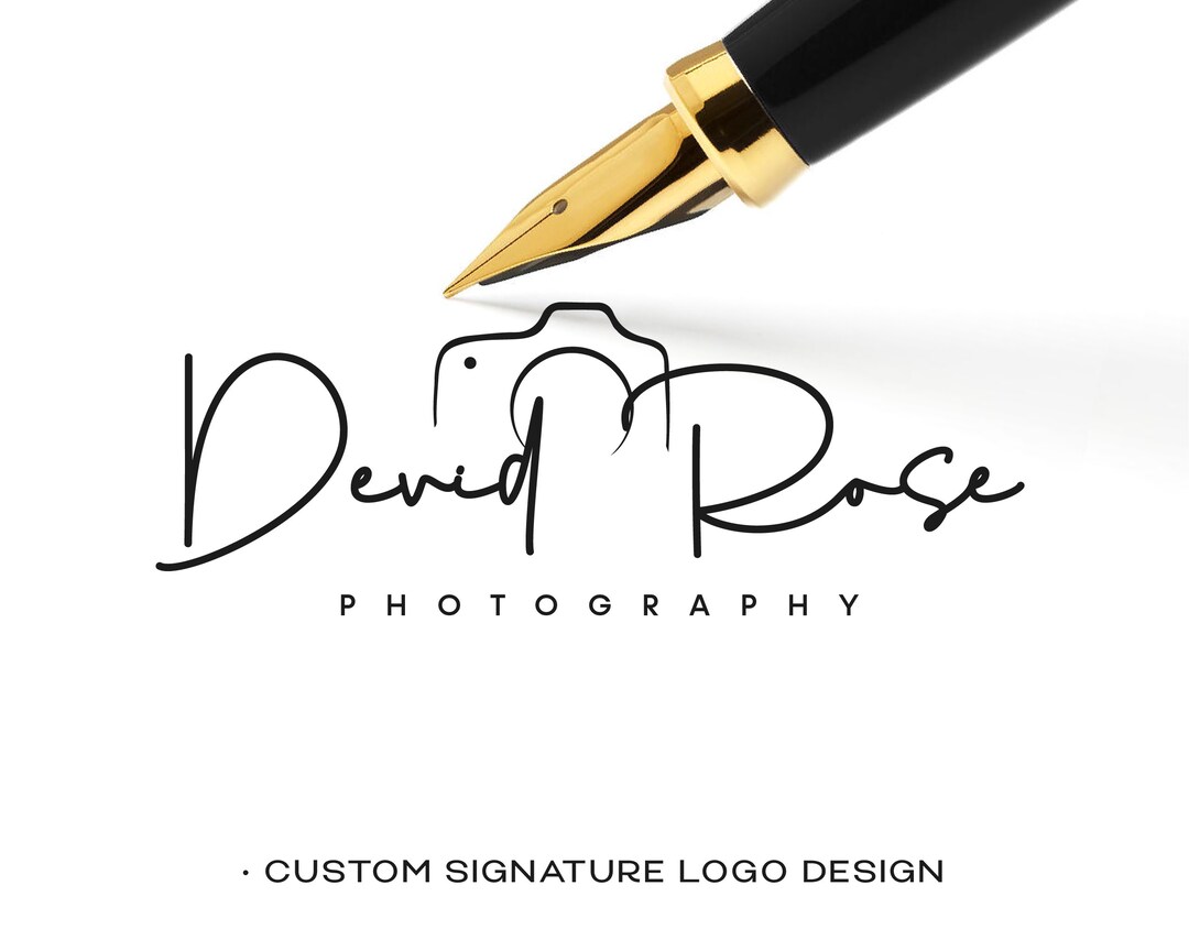 Photographer Logo, Photo Watermark, Signature Logo, Camera Logo, Photo ...