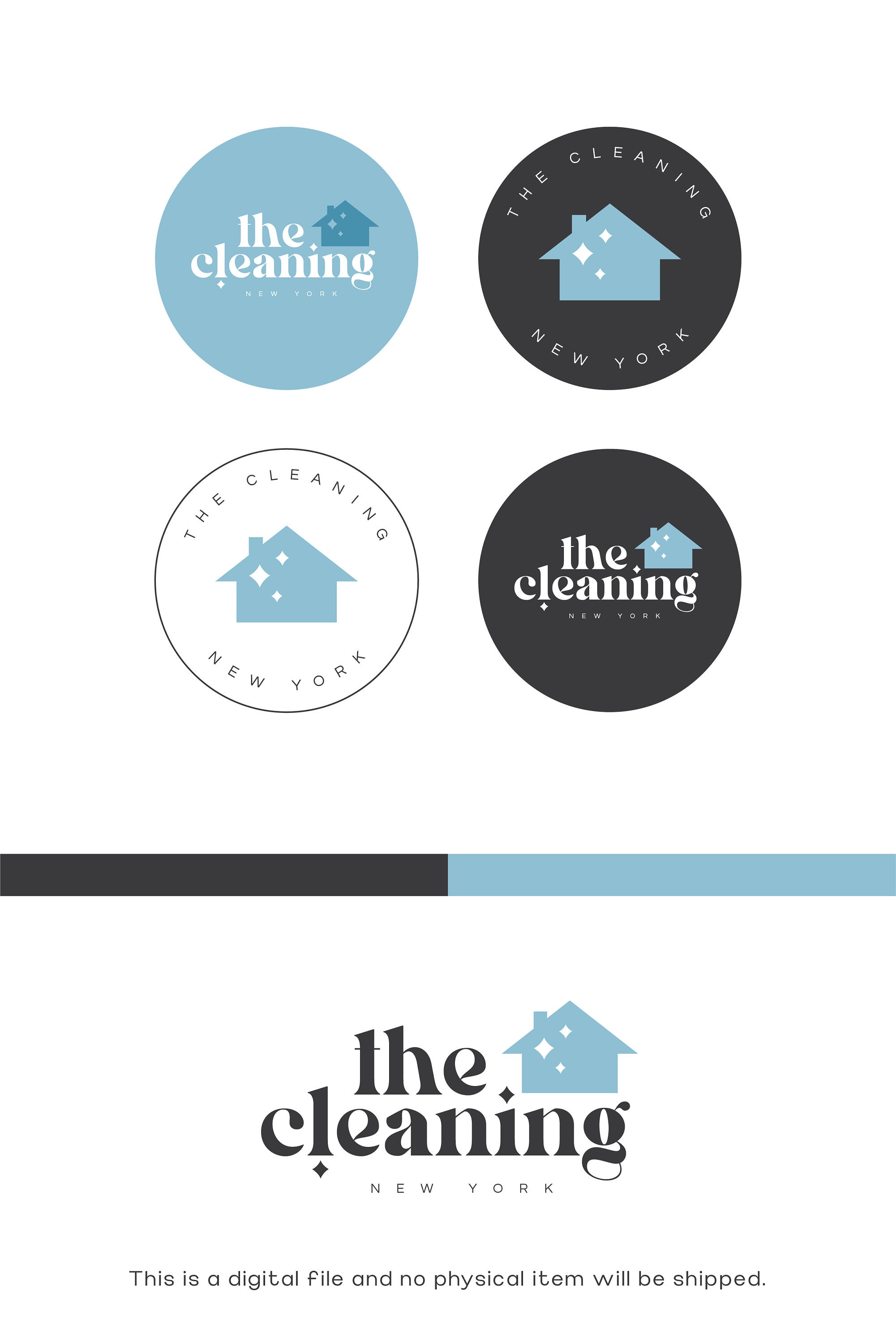 Editable Cleaning Logo Design, DIY Modern Cleaning Service Logo, Maid ...