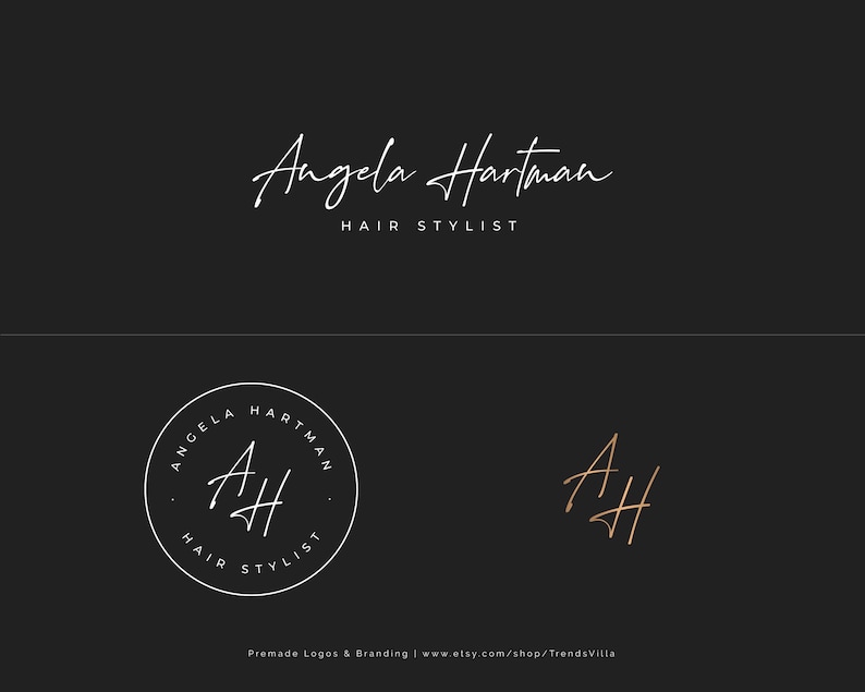 Hair Stylist Logo, Beauty Logo, Text Logo, Makeup Logo Design, Boutique ...