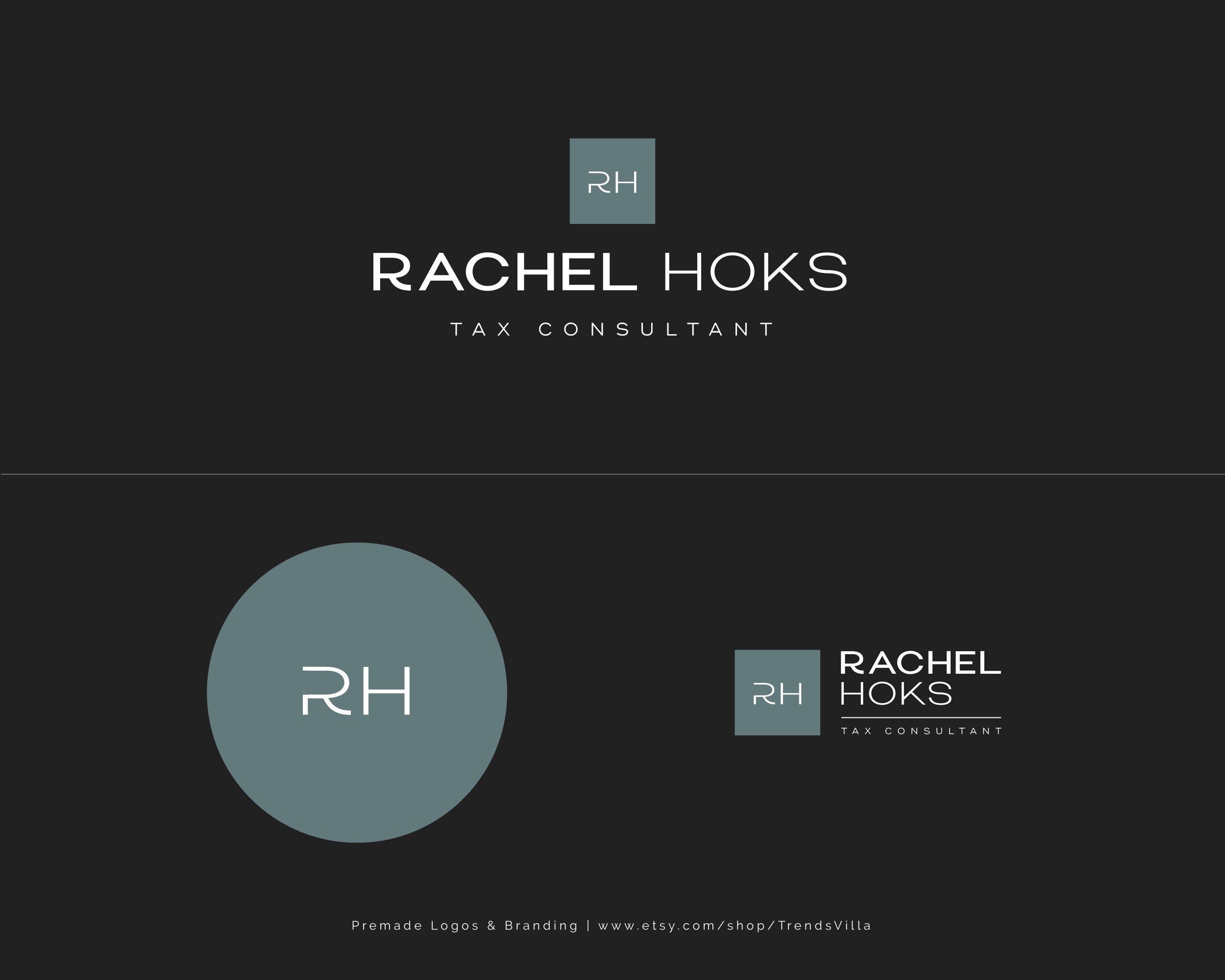 Accounting Logo Design, Bookkeeping Logo, Preparation Logo, Tax Prep ...