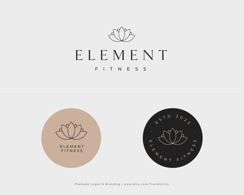 Fitness Logo Design Fitness Coach Personal Trainer Yoga - Etsy