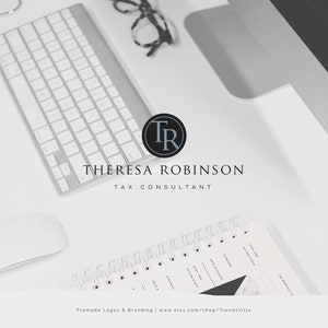 Initials Logo, Tax Service Logo Design, Signature Logo, Tax Preparation ...