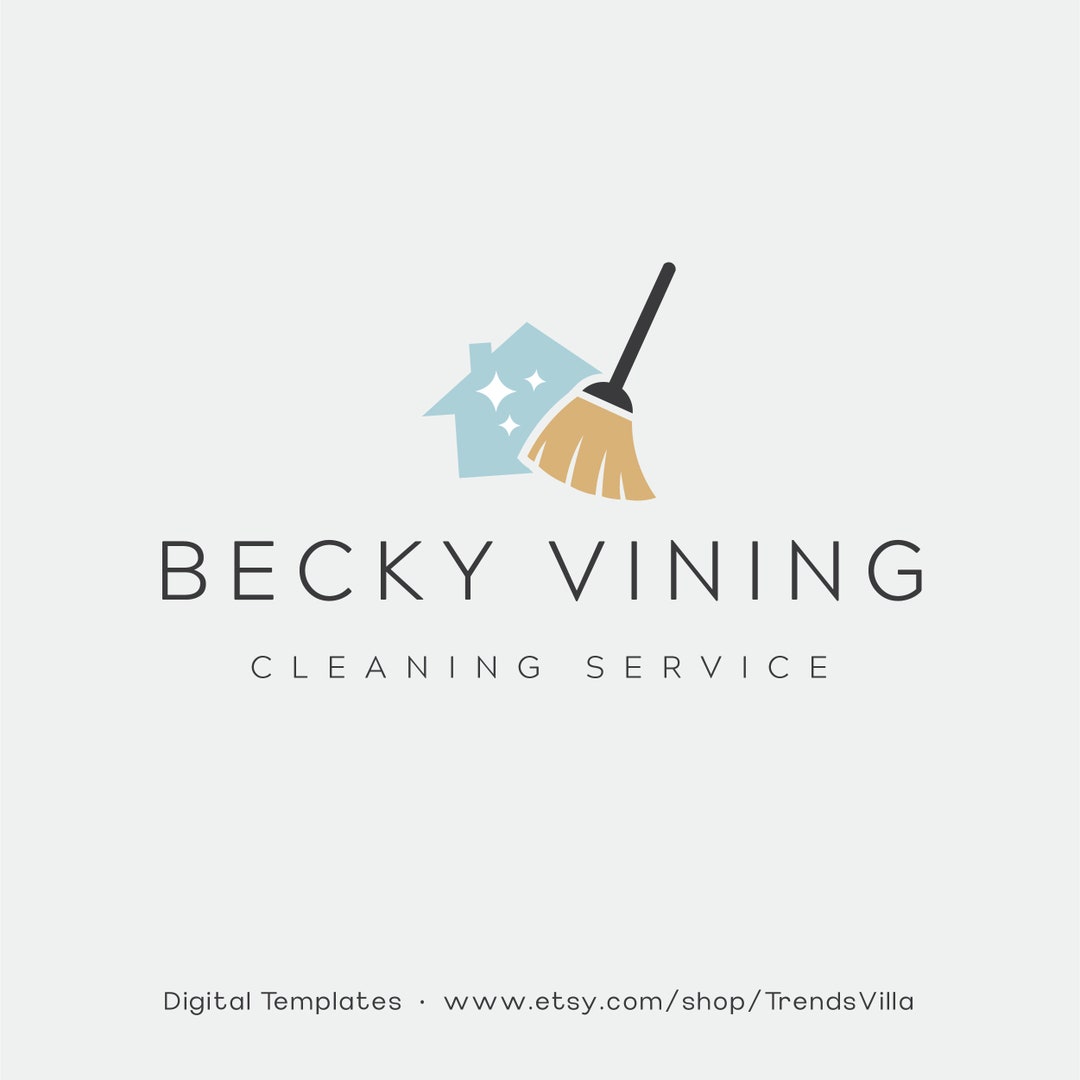DIY Cleaning Service Logo, Editable Logo Design Template, Circle ...