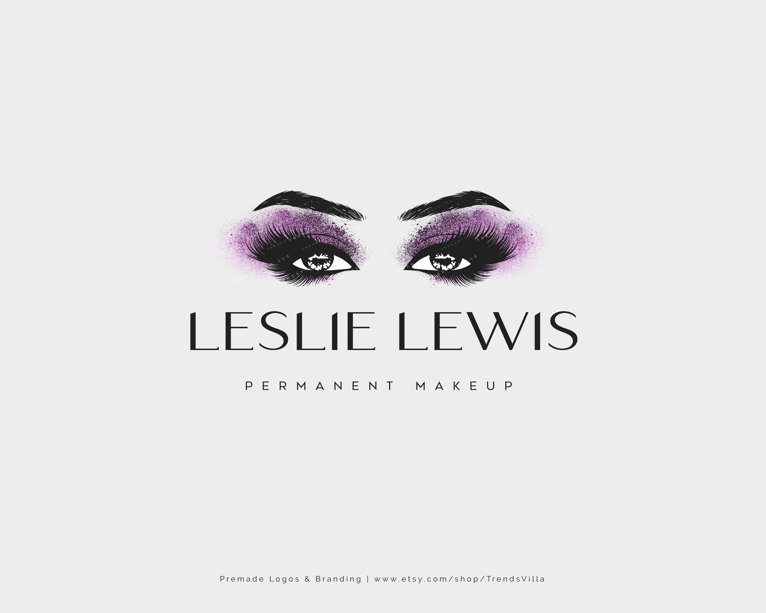 Permanent Makeup Logo, Makeup Logo Design, Beauty Logo, Eyelash Logo ...