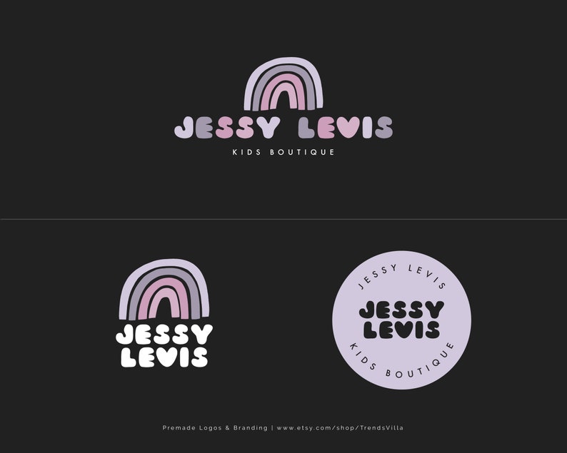 Premade Logo Design, Children's Boutique Logo, Baby Boutique Logo ...