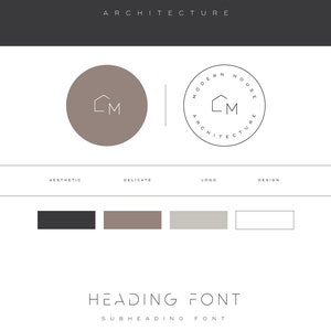Premade Logo Design, Simple Logo, Text Logo, Logo Branding, Minimalist ...