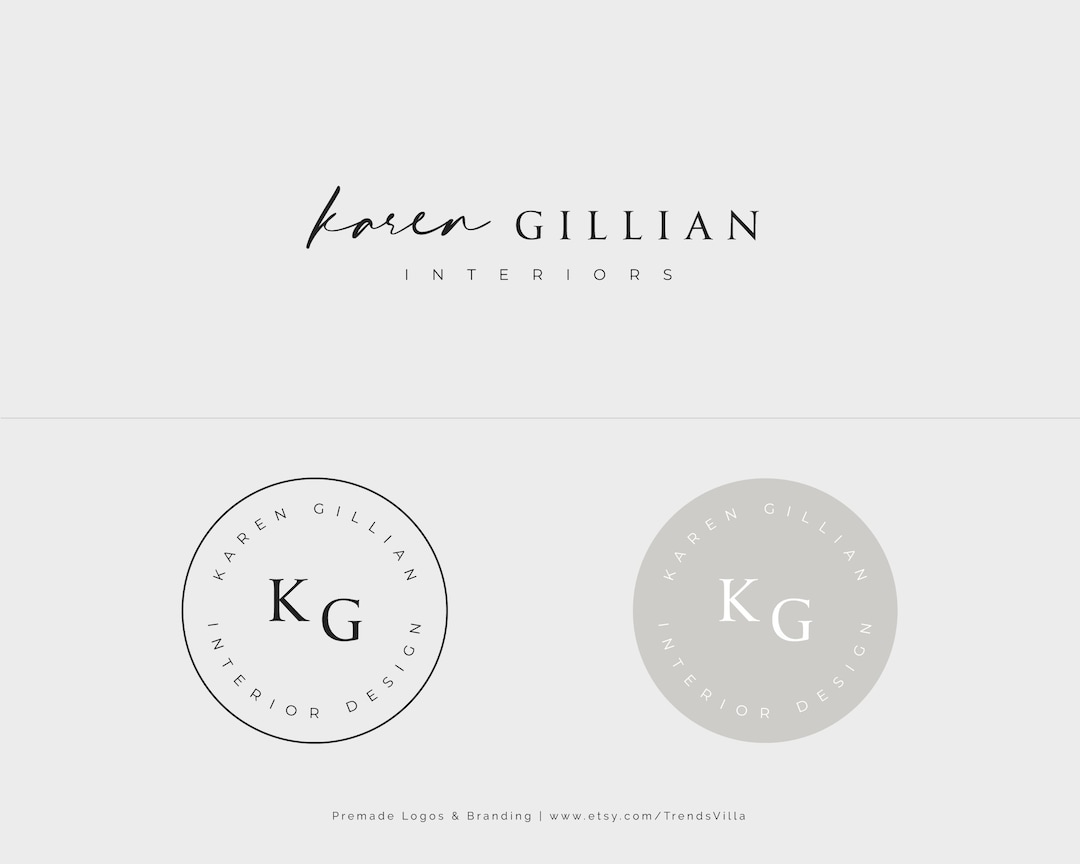 Interior Designer Logo, Interior Design Business, Modern Logo, Branding ...