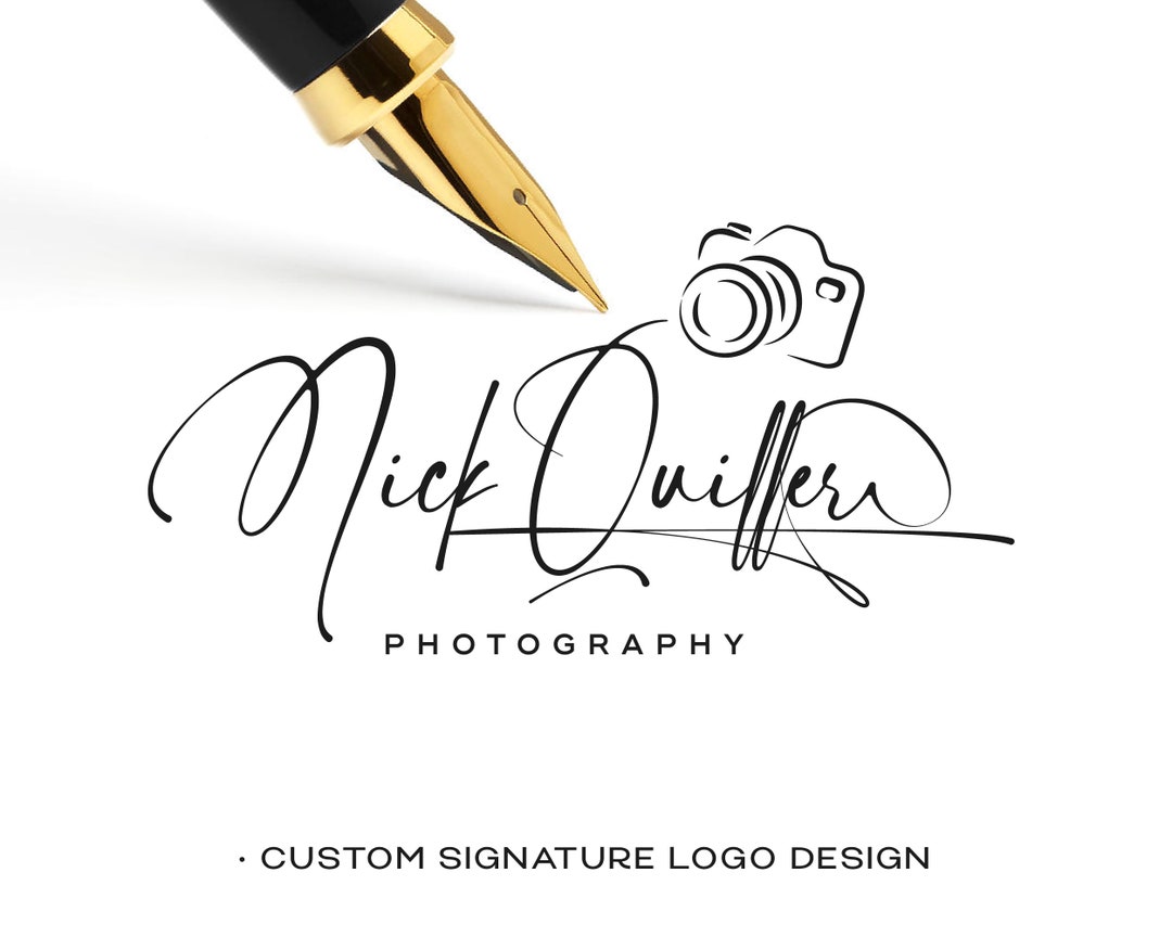 Photography Logo, Signature Logo, Handwritten Logo, Handwritten ...