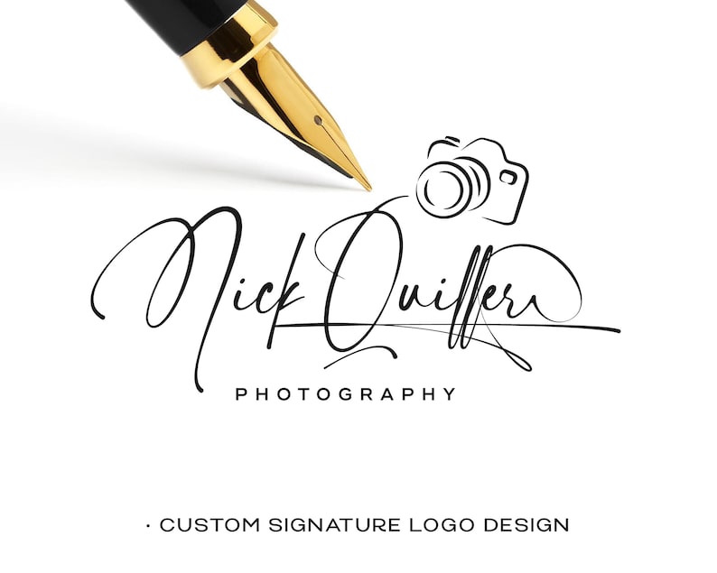 Photography Logo, Signature Logo, Handwritten Logo, Handwritten ...
