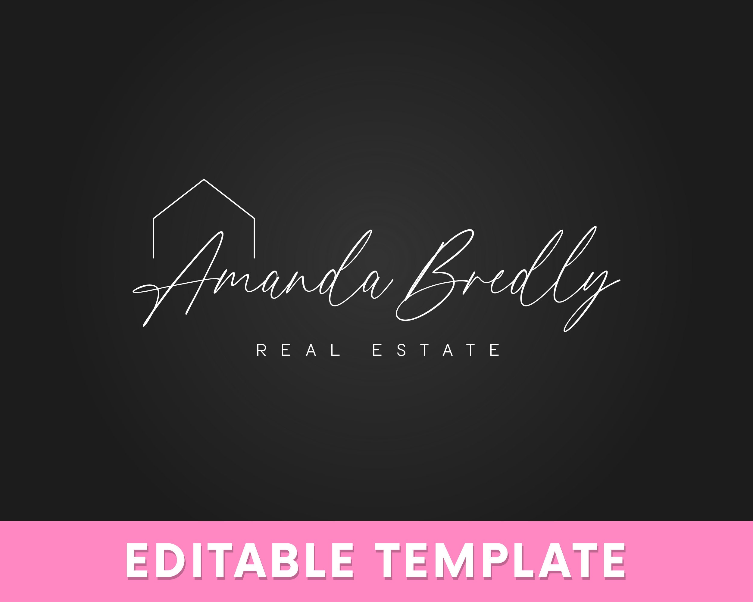 Real Estate Logo Templates, Editable Logo, DIY Real Estate Logo ...