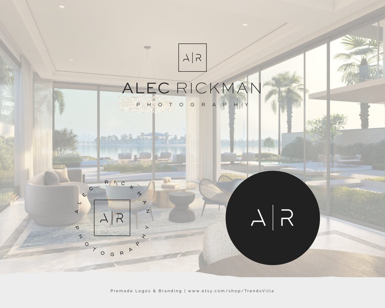 Premade Photography Logo, Watermark Logo, Minimalist Logo, Watermark ...