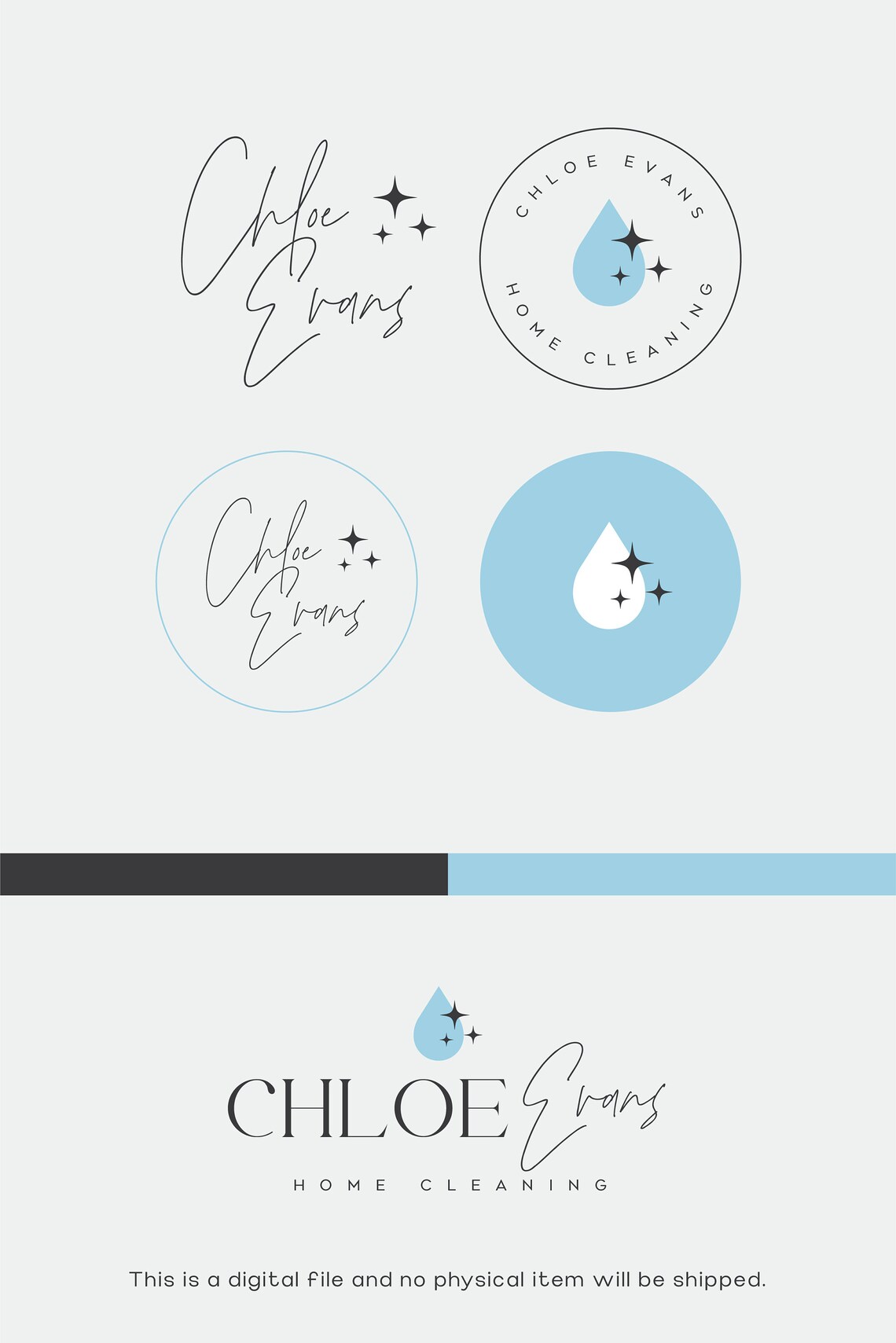 Cleaning Service Logo Modern Cleaning Logo Design Editable Logo ...