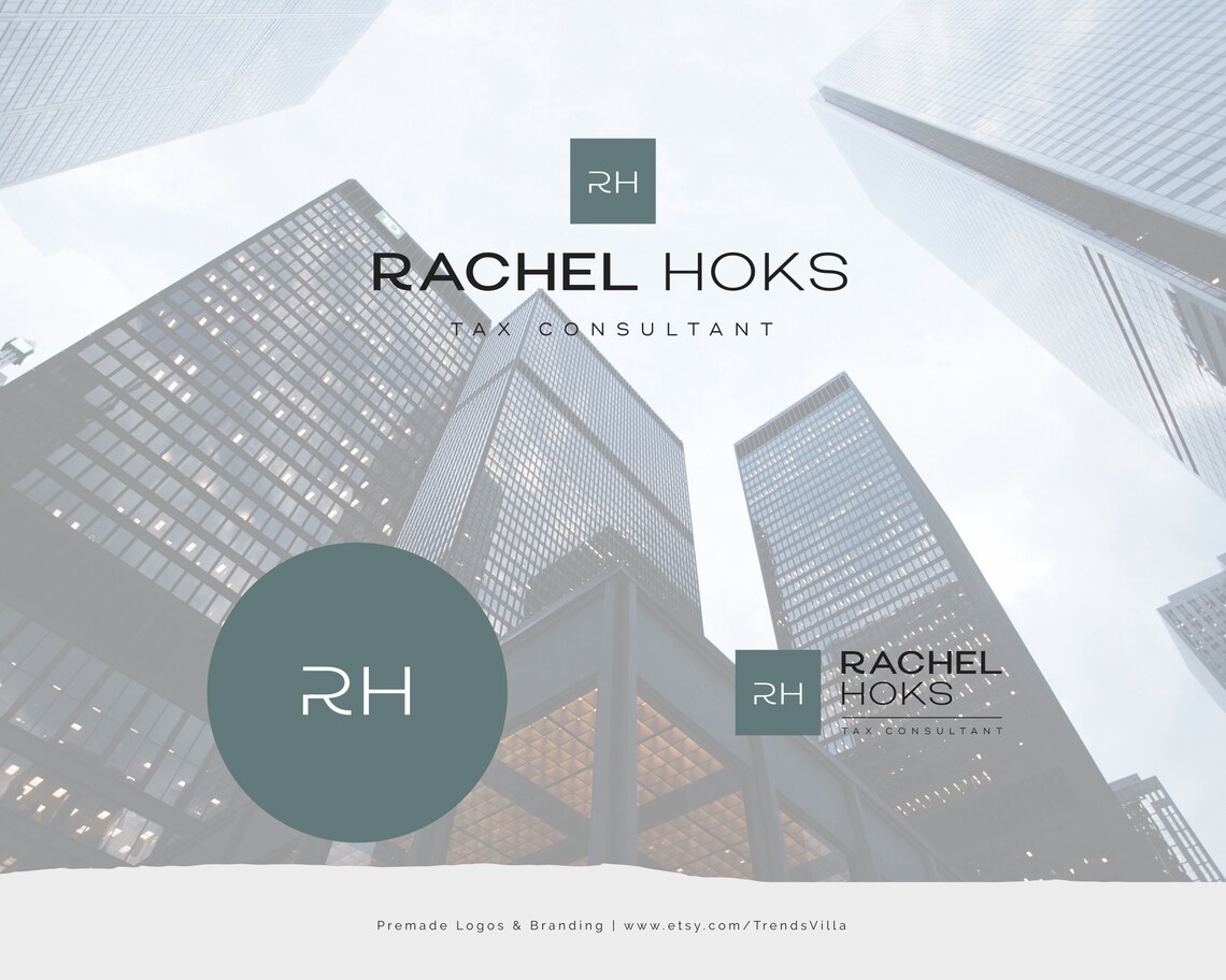 Accounting Logo Design, Bookkeeping Logo, Preparation Logo, Tax Prep ...