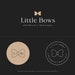 Premade Bow Logo Design, Handmade Bow Logo, Premade Logo Branding ...