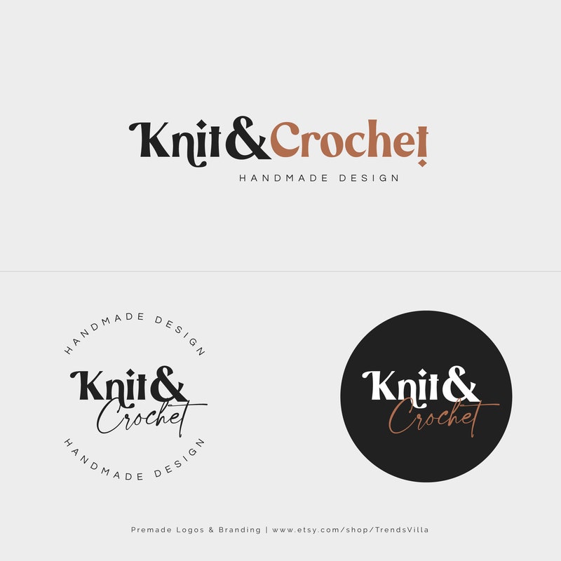Crochet Logo Design - Etsy