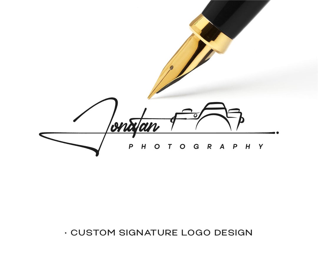 Watermark Photography Logo, Signature Photographer Logo, Photo ...