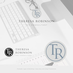 Initials Logo, Tax Service Logo Design, Signature Logo, Tax Preparation ...