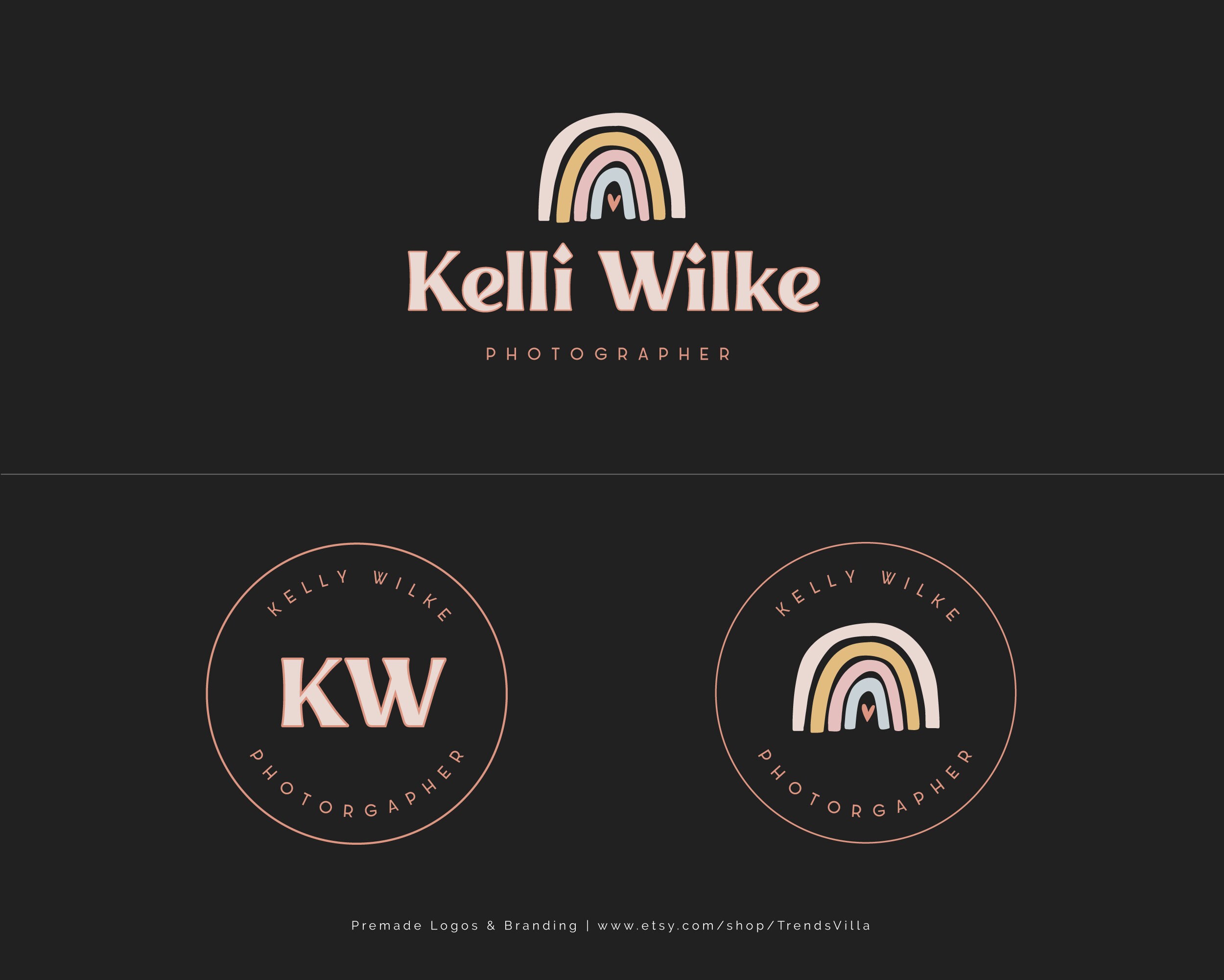 Photography Logo Design Kids Photographer Logo Watermarks - Etsy