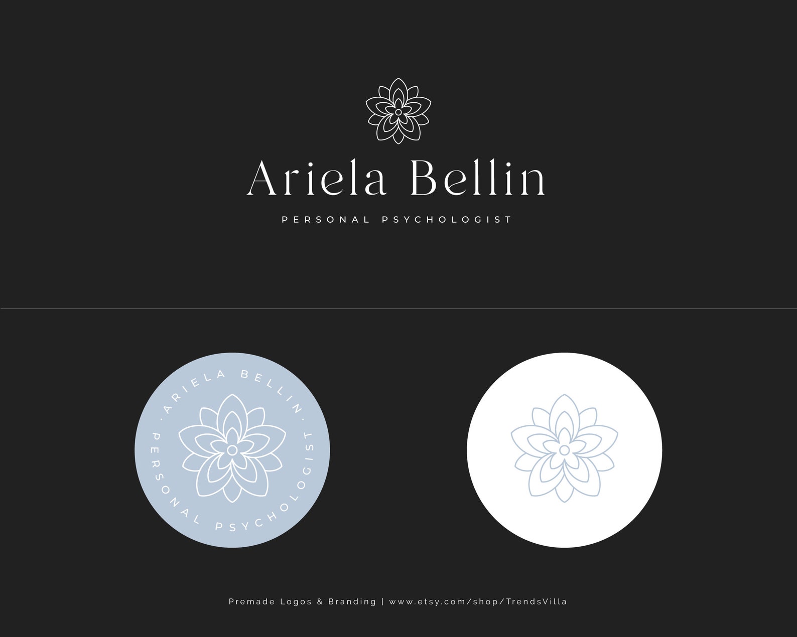 Premade Logo Design Psychologist Logo Mental Health Logo - Etsy