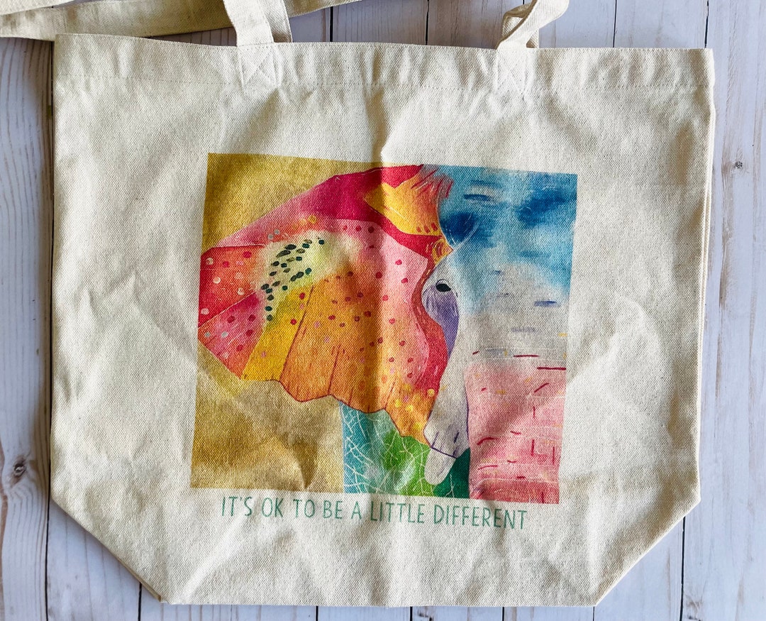 Ellie the Elephant Tote Bag - Etsy