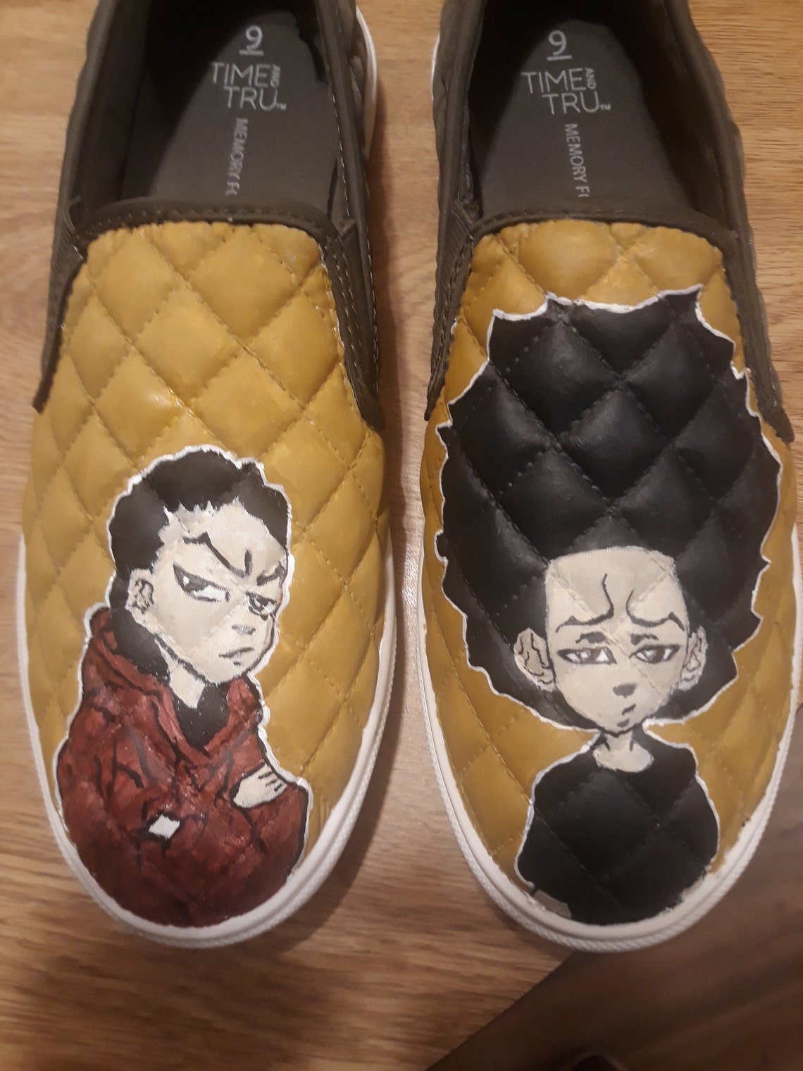 Boondocks Hand Painted Shoes - Etsy