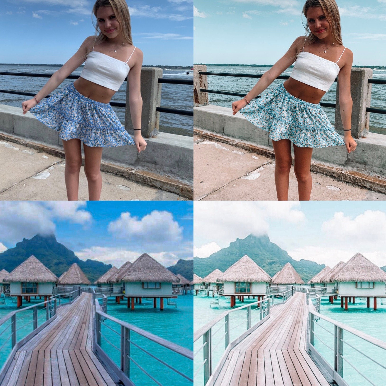 9 Mobile Lightroom Presets Santorini Sun Instagram Presets Blogger ...