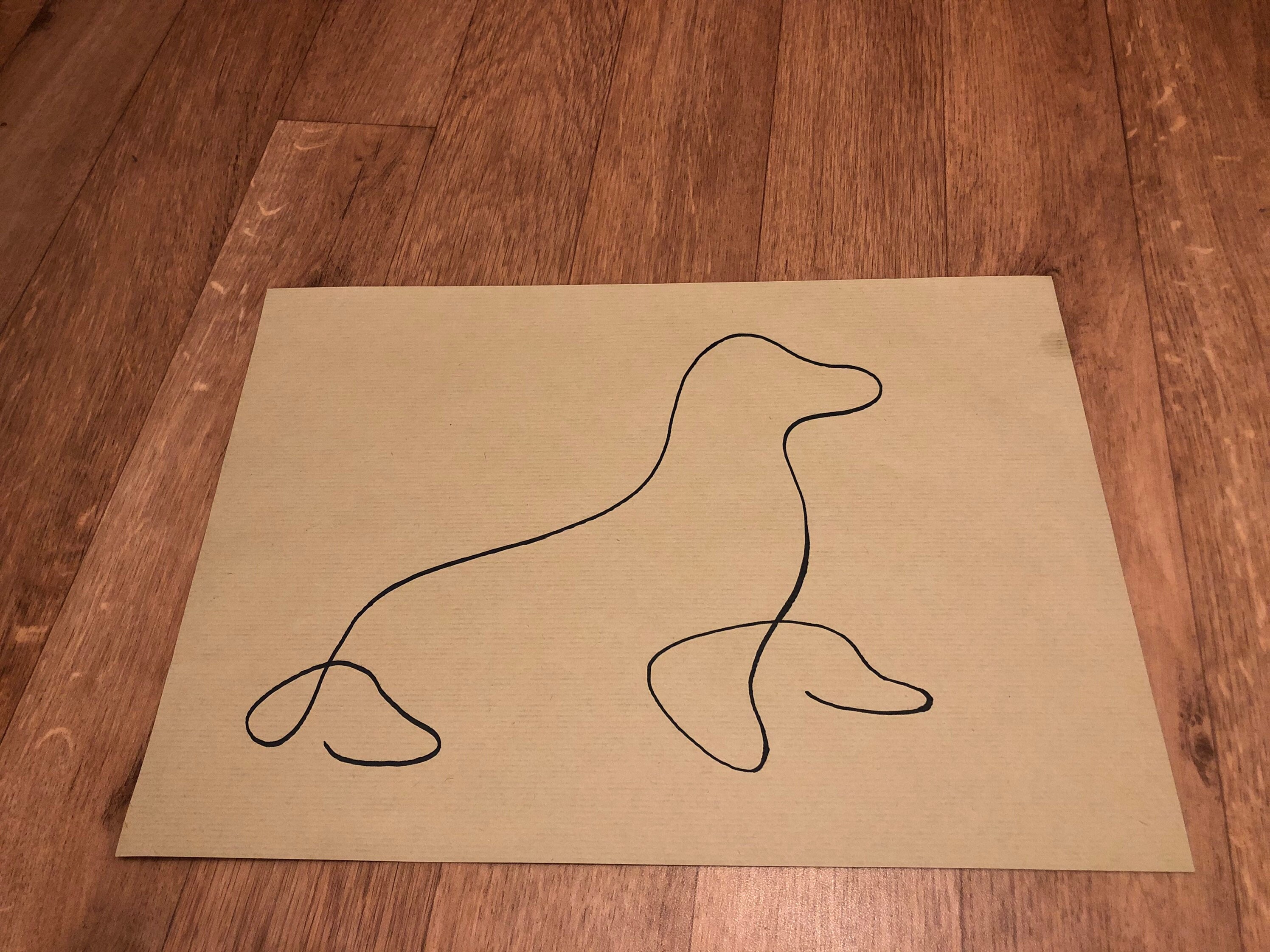 One Line Animals Drawing - Etsy