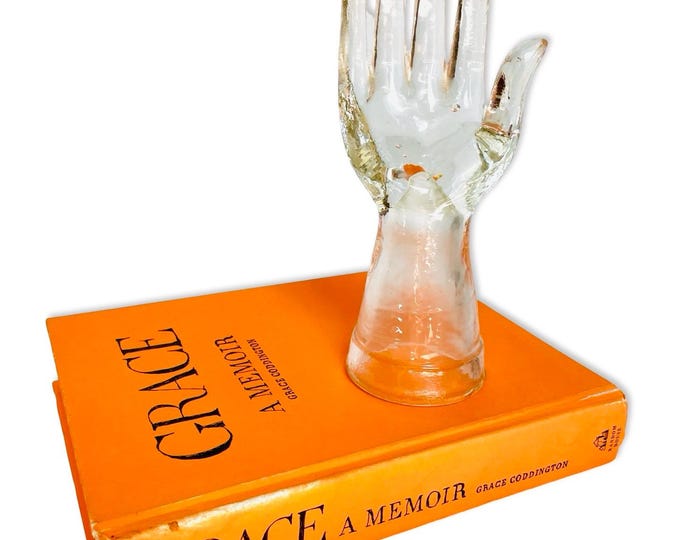Vintage Glass Hand Form - Etsy