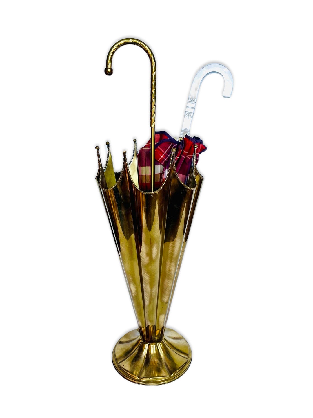 Vintage Brass Umbrella Holder - Etsy