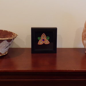 Traditional Ojibwe/anishinaabe Floral Beadwork in Shadowbox - Etsy