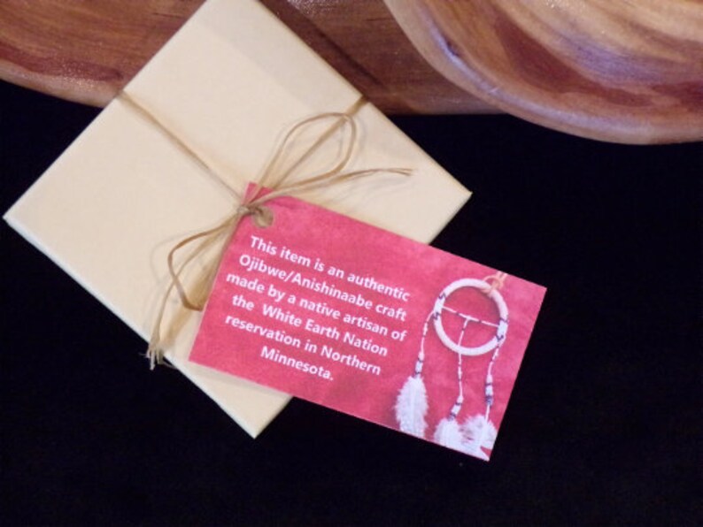 Hand Beaded Earrings Authentic Ojibwe Anishinaabe Beadwork - Etsy