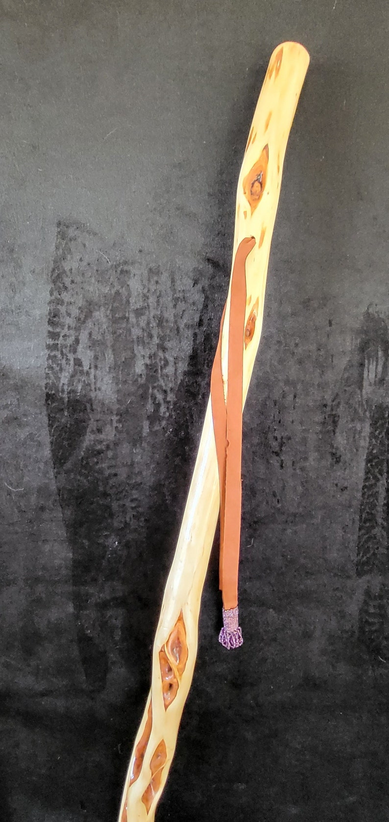 62 Inch Hand Carved Diamond Willow Hiking Staff - Ojibwe Artisan - Etsy