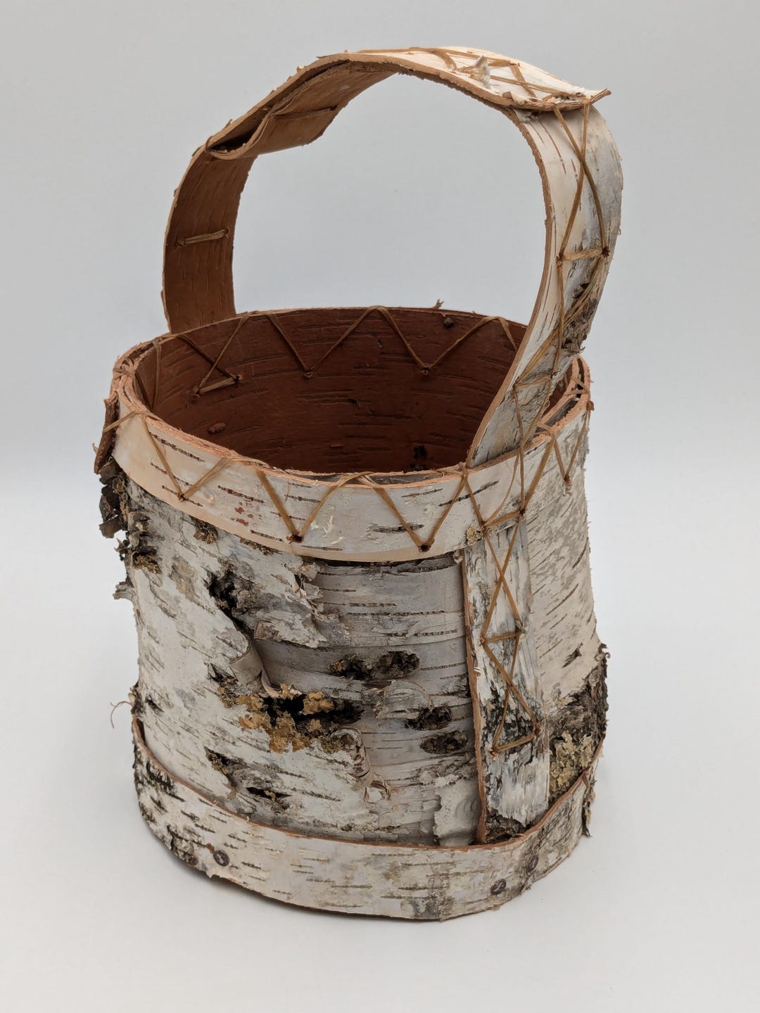 Authentic Birch Bark Basket Anishinaabe/ojibwe Made Free Shipping - Etsy