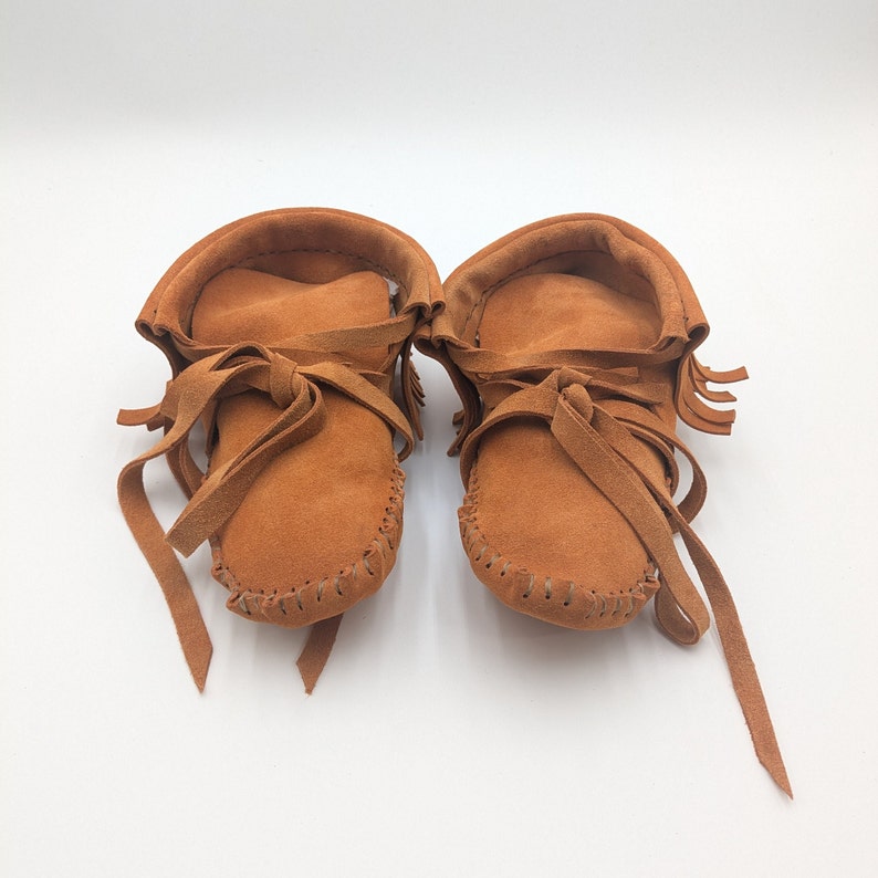Anishinaabe/ojibwe Handmade Leather Moccasins Free Shipping - Etsy