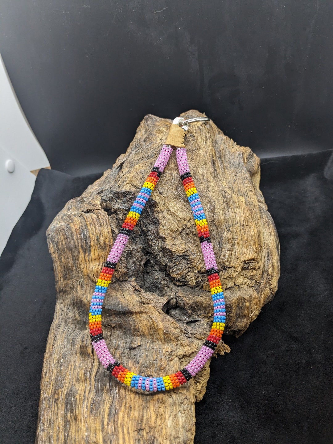 Keychain Hand Beaded Anishinaabe/ojibway Made Free - Etsy