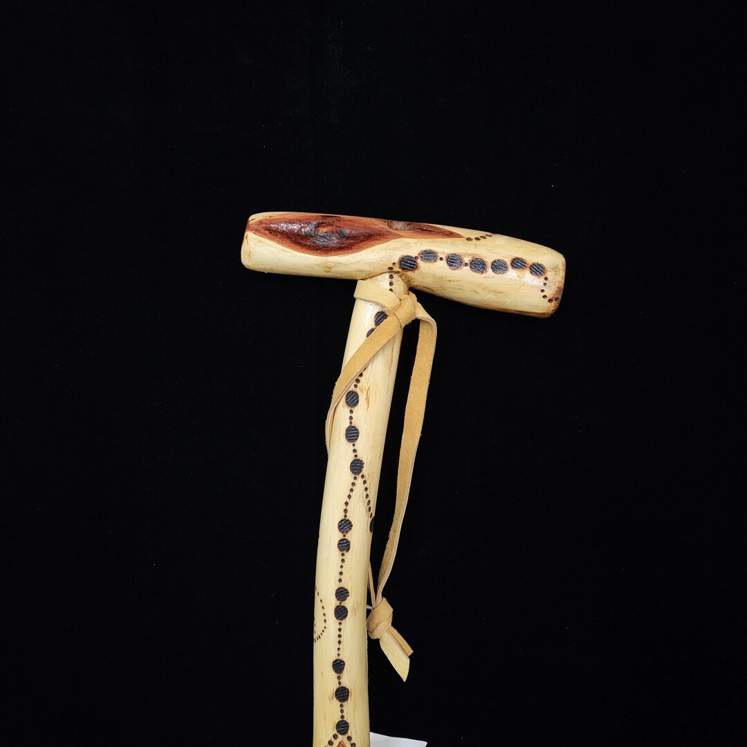 34 Inch Wood Burned Diamond Willow Cane Anishinaabe/ojibwe - Etsy